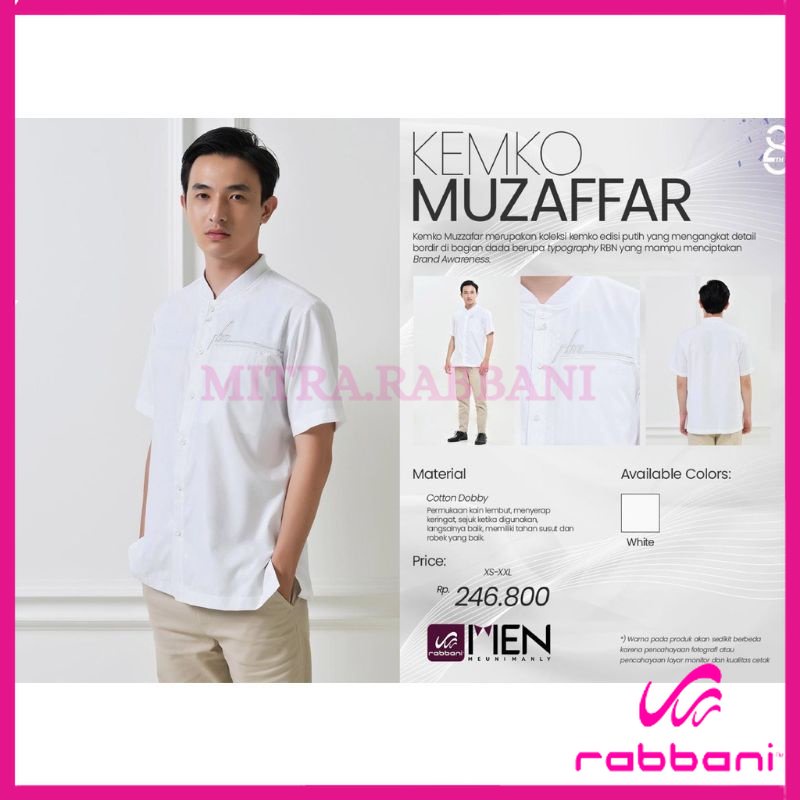 Jual DISKON RABBANI ORI- Kemeja Koko Rabbani Lengan Pendek Muzaffar ...