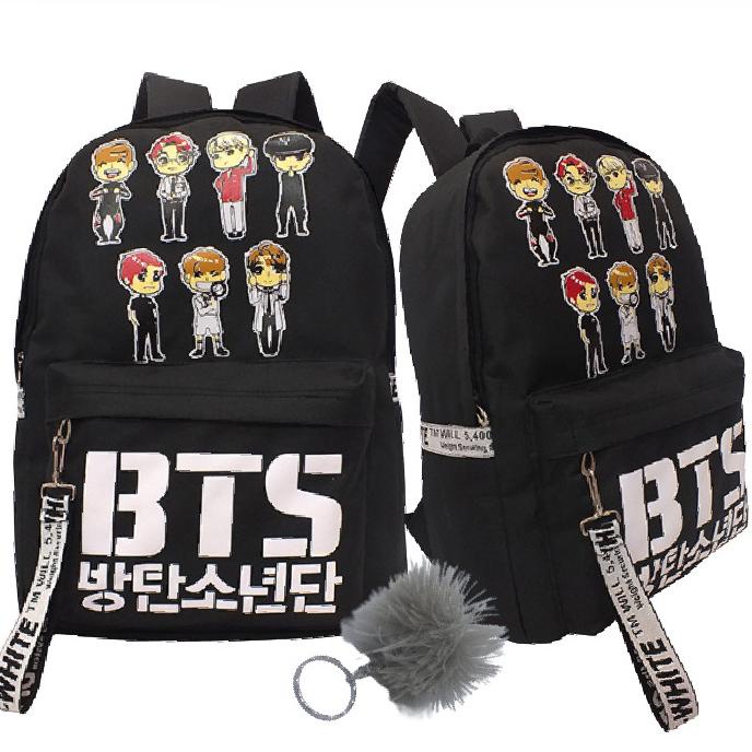 Jual TERMURAH Tas Ransel Kpop Tas BTS Wanita Backpack Sekolah Korea ...