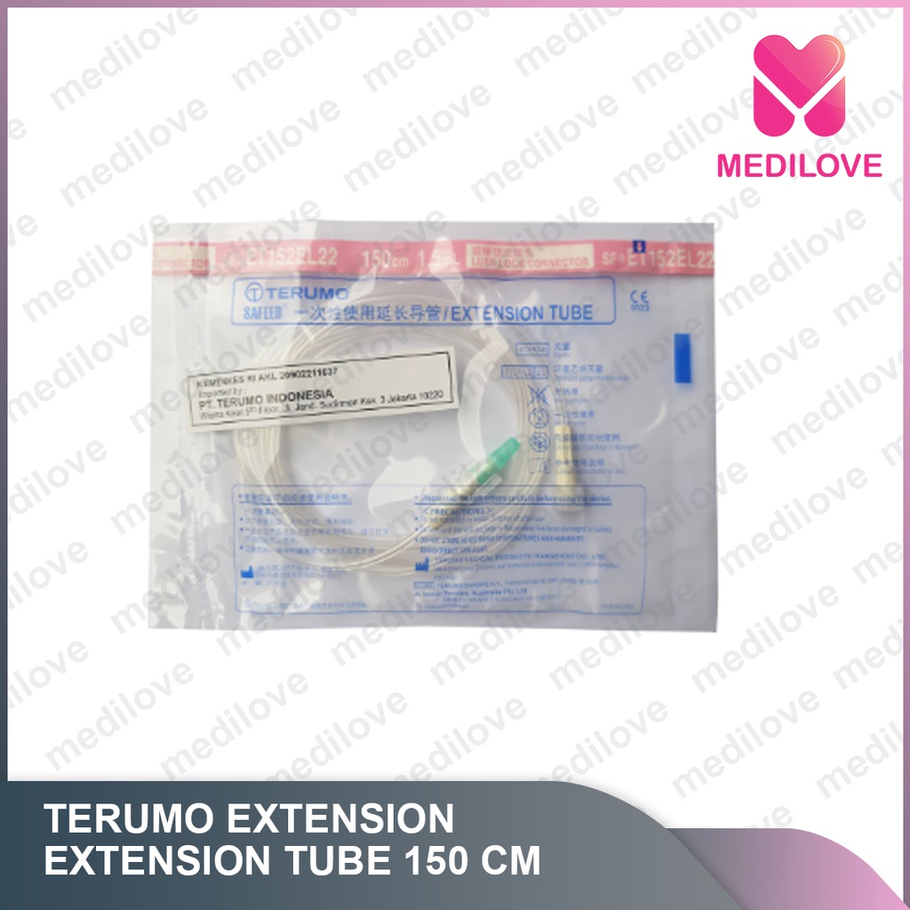 Jual Terumo Safeed Extention Tube / Selang Penghubung 150cm 1.5ml ...