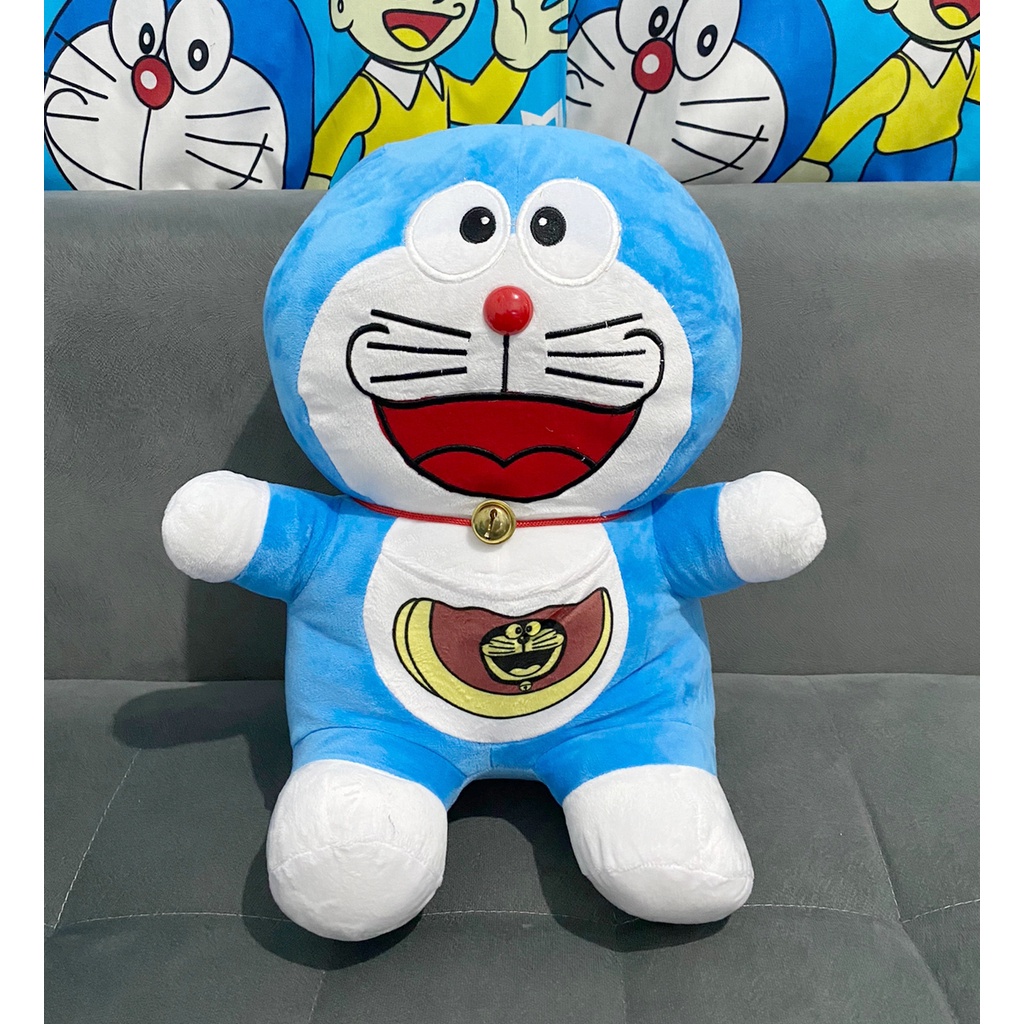 Jual Boneka Doraemon Ukuran L 30 Cm Doraemon Polos Doraemon Dorayaki Doraemon Senyum