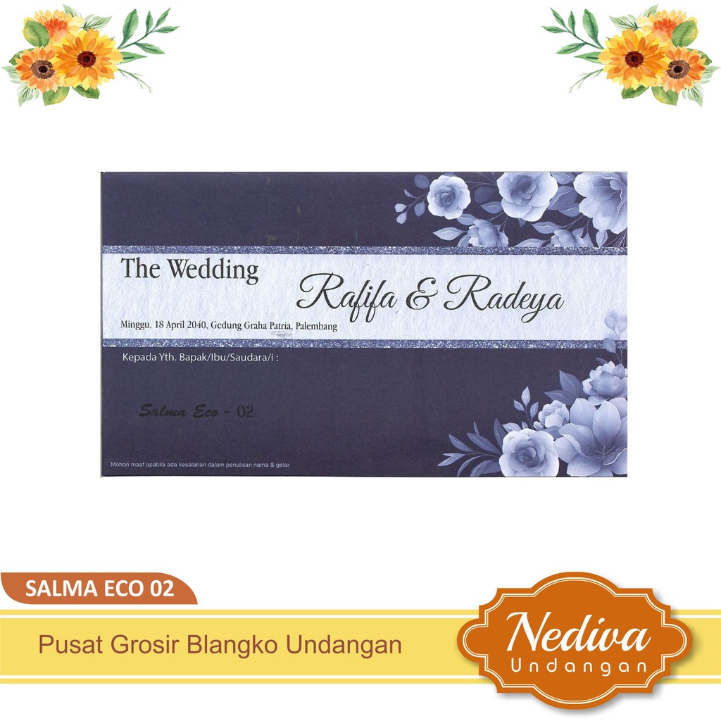 Jual Blangko Undangan Salma Eco 02 Harga Murah | Shopee Indonesia