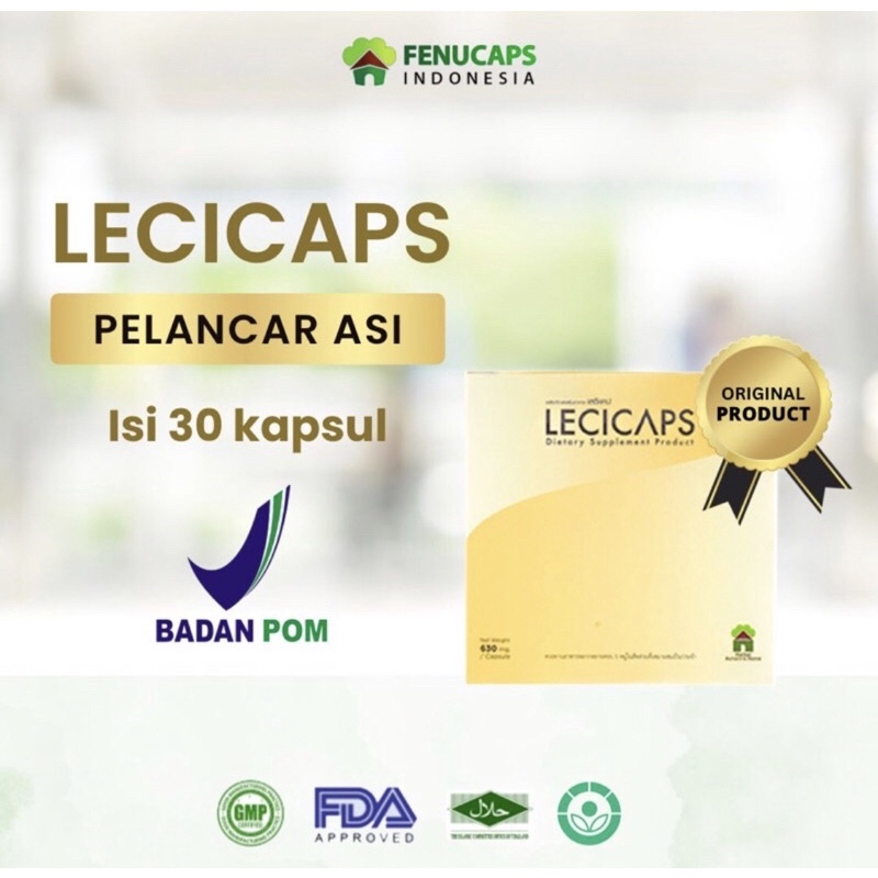 Jual LECICAPS Pelancar ASI (30 KAP) | Shopee Indonesia
