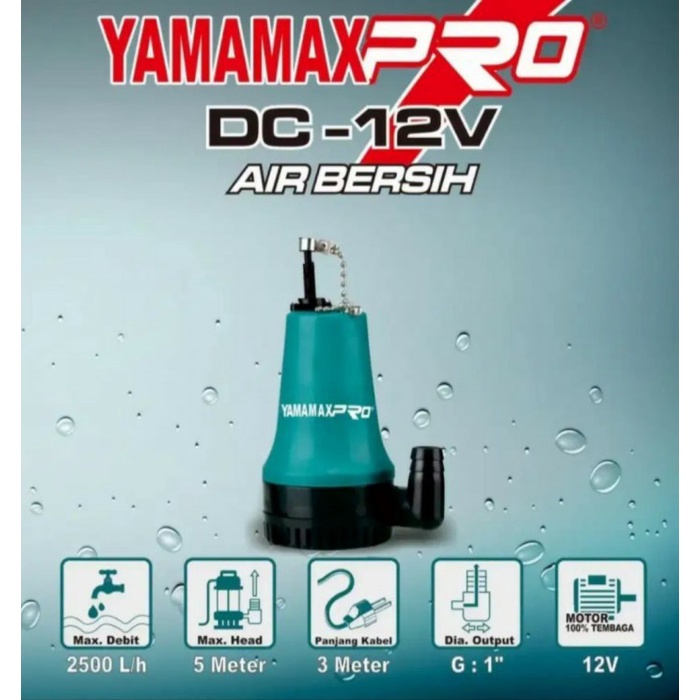 Jual Pompa Yamamax Pro Pompa Celup Dc 12 Volt Air Bersih / Dc ...
