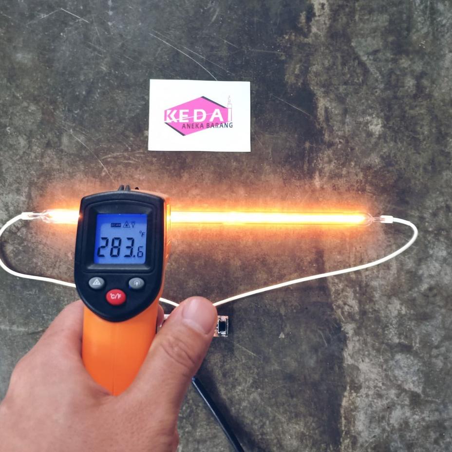Jual Hot - Lampu Halogen Lamp 220V AC 40CM 500W 10mm Infrared Heater ...
