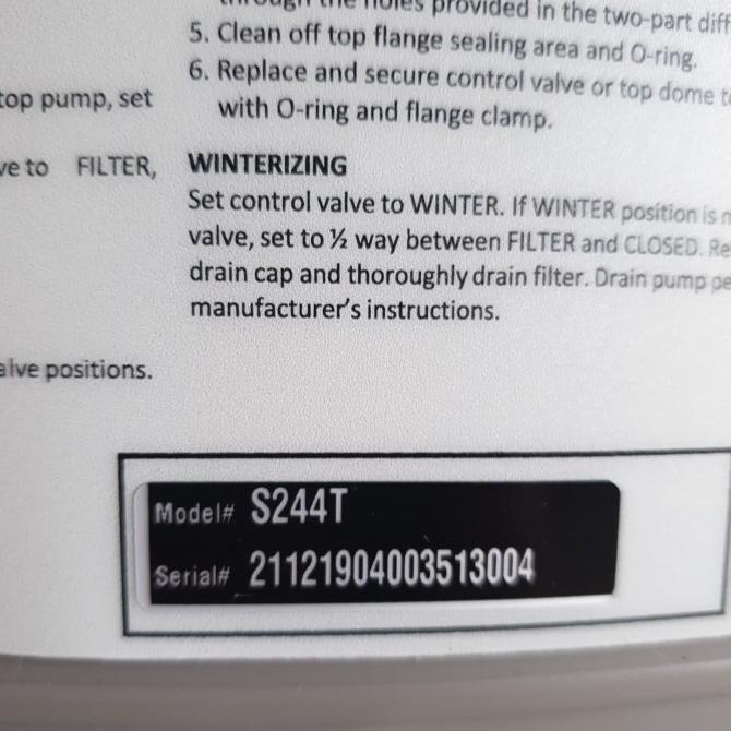 Jual Sand Filter Hayward S244T Usa Filter Kolam Renang Untuk Pompa 1 ...