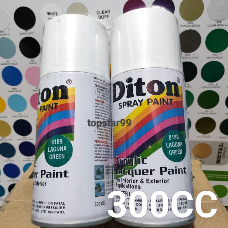 Jual Pilok Pilox Cat Semprot Diton Laguna Green 8189 Hijau Tua Metalic ...