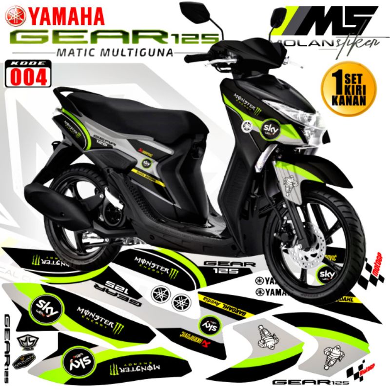 Jual Decal Sticker Striping Variasi Yamaha Mio GEAR 125 | Decal Semi ...