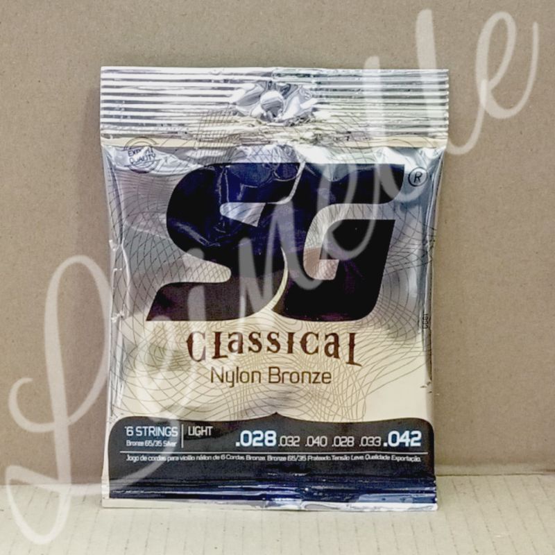Jual Classical Guitar SG Strings Nylon Bronze Senar Gitar Klasik Nilon ...