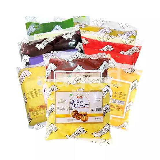 Jual Edna Creamfill 500 gram / Selai Roti Rasa Vanila Durian Strawberry ...