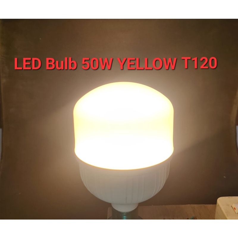 Jual Lampu LED Bulb 50 Watt T120 High Quality Kuning (New) | Shopee ...