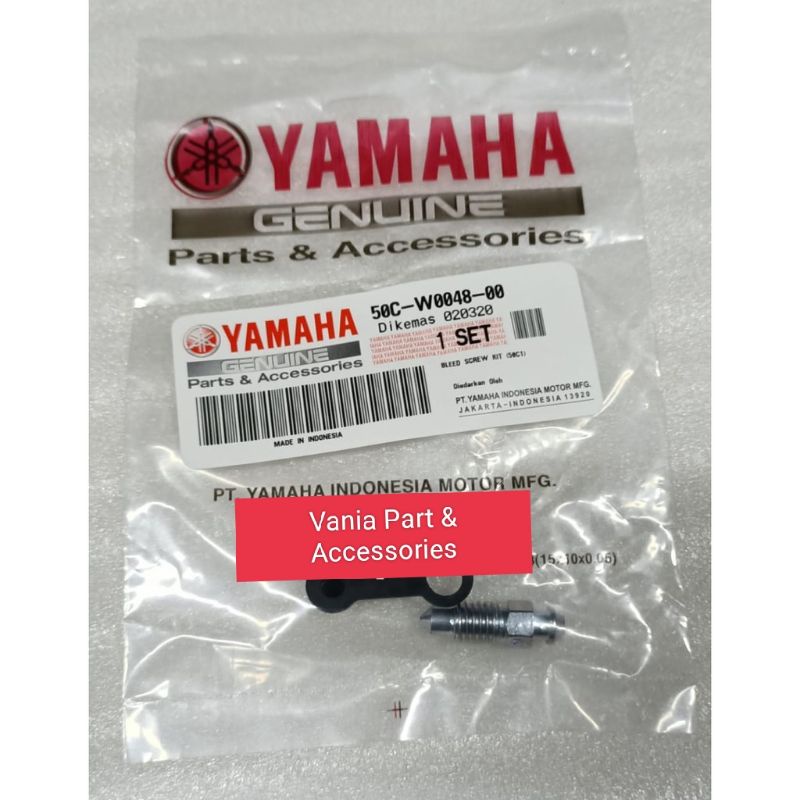 Jual BAUT NEPEL BUANGAN STELAN ANGIN REM DISK KALIPER BELAKANG JUPITER MX 135 MX KING 150 ORI ...