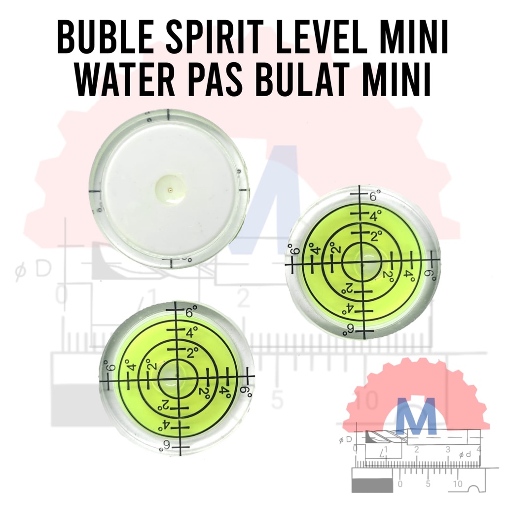 Jual Waterpas bulat mini bubble spirit level mini 32mm | Shopee Indonesia
