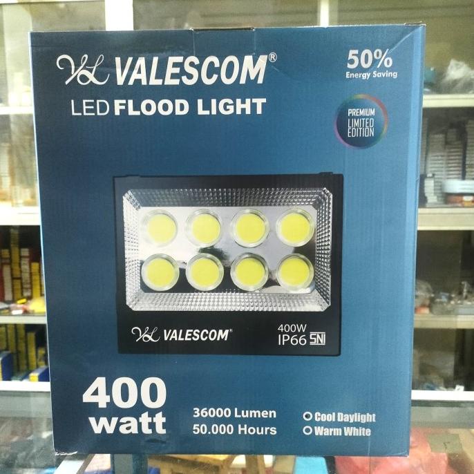 Jual Lampu LED FLOOD LIGHT 400watt VALESCOM IP66 36000 Lumen | Shopee ...