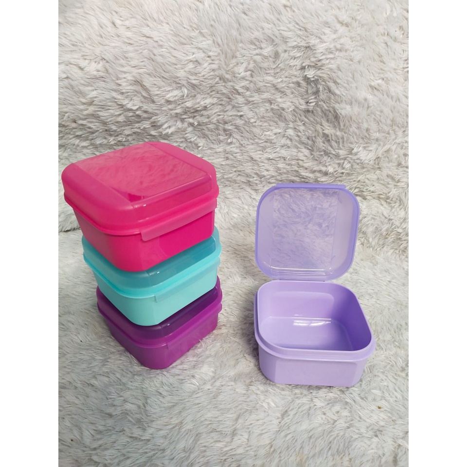 Jual fancy signature mini signature kotak bekal tupperware | Shopee ...