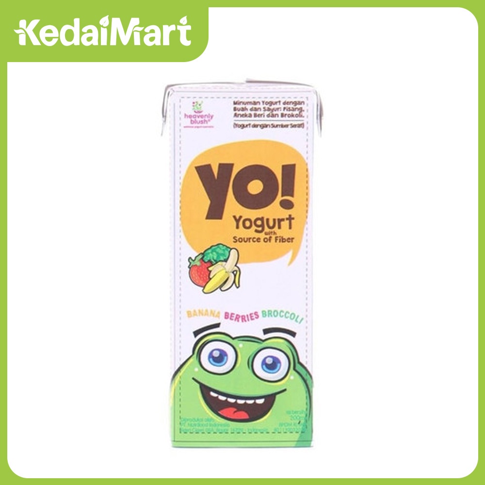 Jual HB YO Yogurt Drink Banana Broccoli 200 ml | Shopee Indonesia