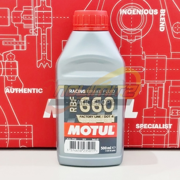 Motul Brake Fluid Motul RBF 660 Rennsport Bremsflüssigkeit (0,5L ...