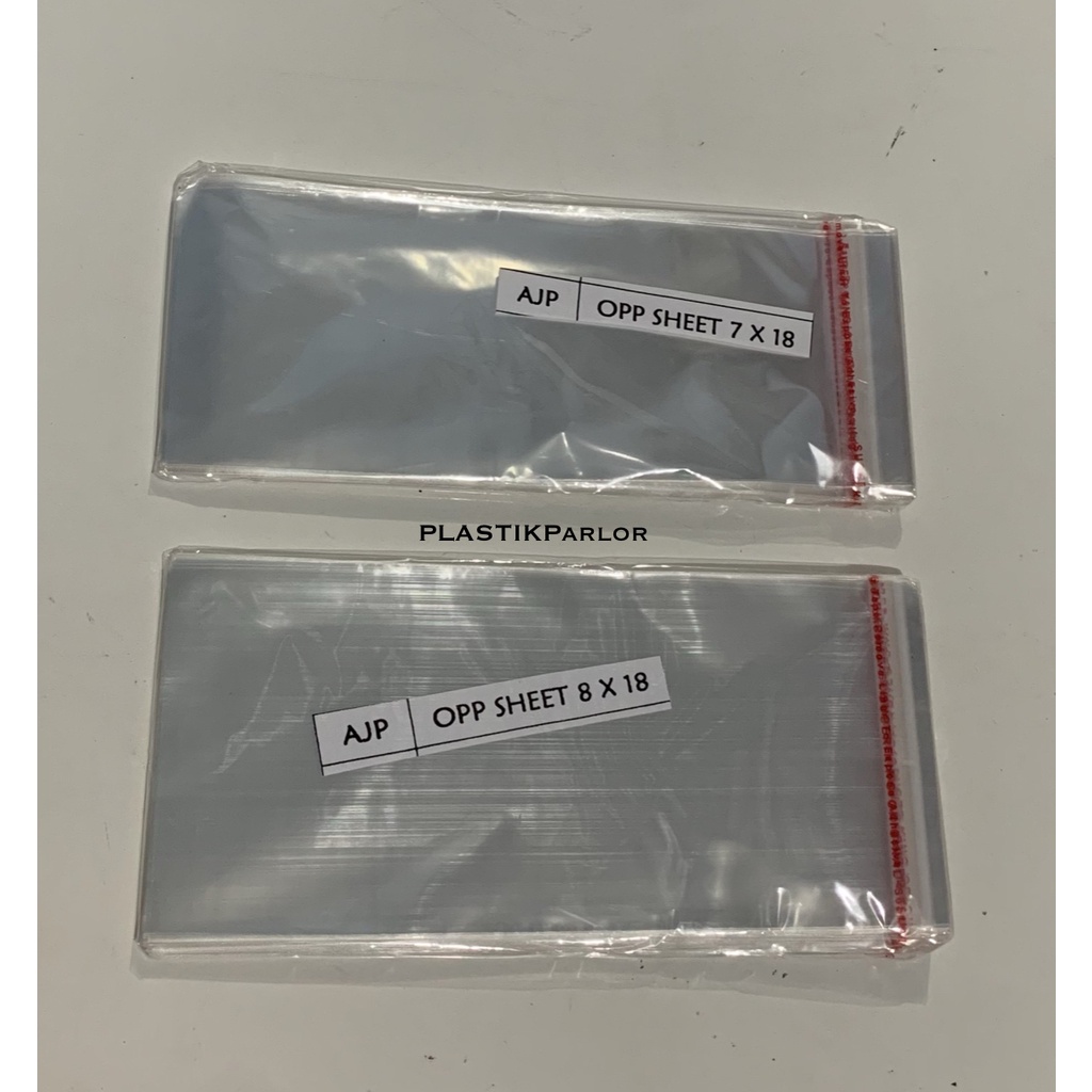 Jual Plastik OPP ONE SHEET Uk. 7x18, 8x18, 9x18 Tebal 03 Untuk Risol ...