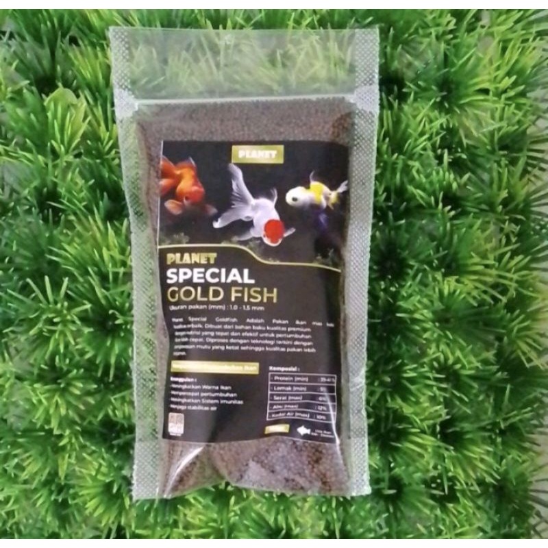 Jual MURAH !!! PLANET SPECIAL GOLD FISH GOLDFISH PAKAN IKAN PELET MAS KOKI PLANET SPESIAL GOLD ...