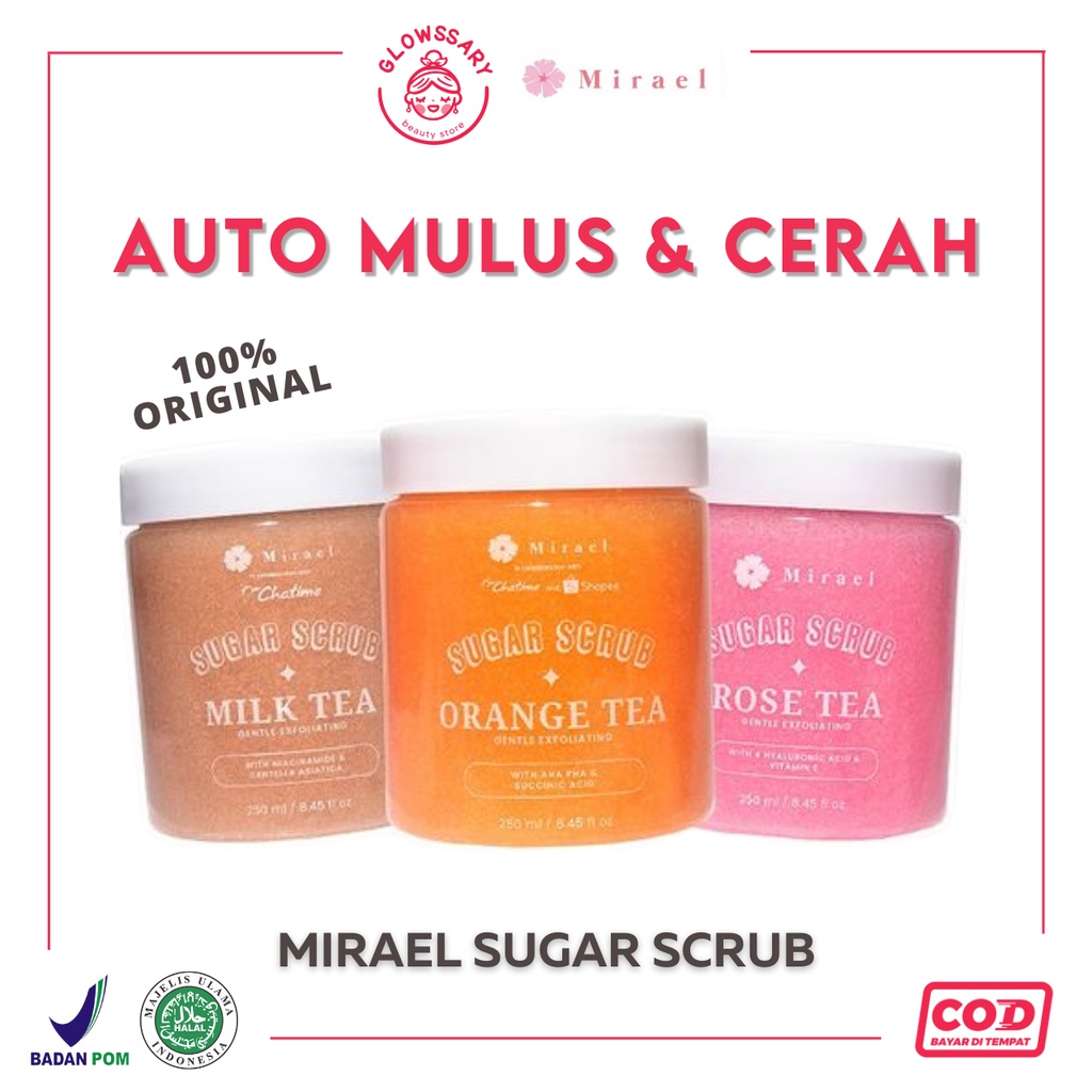 Jual Mirael Sugar Lulur Body Sabun Exfoliating Exfoliasi Exfoliate ...