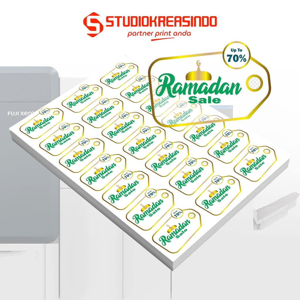 Jual Cetak Sticker Transparan A3 Murah Tanpa Potong - DigitalPrinting ...