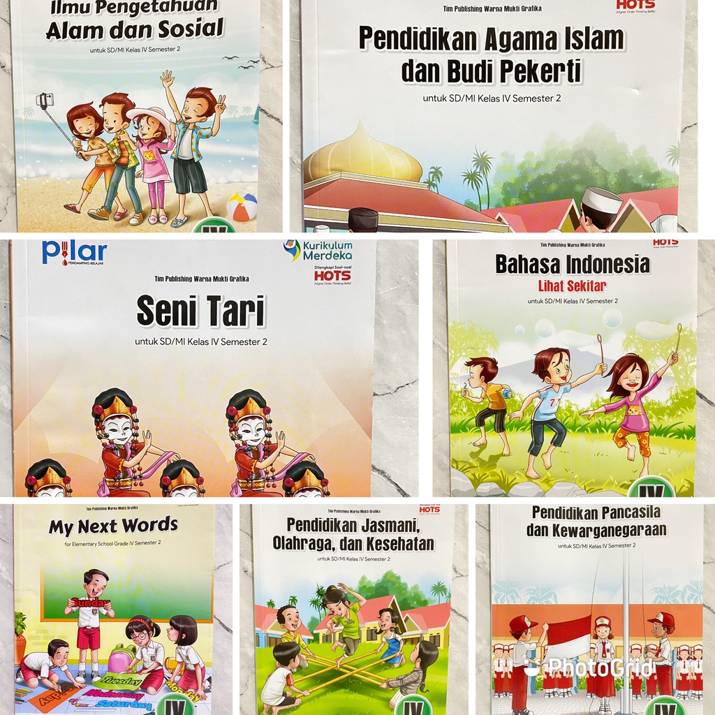 Jual BUKU PILAR KELAS 4 SD/MI SEMESTER 2 KERTAS CD KURIKULUM MERDEKA | Shopee Indonesia