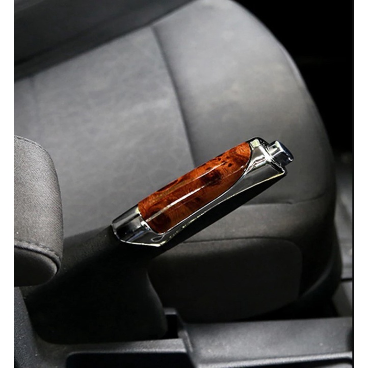 Jual Cover Rem Tangan Mobil Wooden Motif Kayu Case Hand Brake UNIVERSAL ...