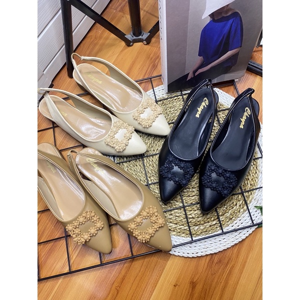 Jual Sindy heels sepatu pansus kekinian tinggi 3 cm size 36 - 40 sol ...