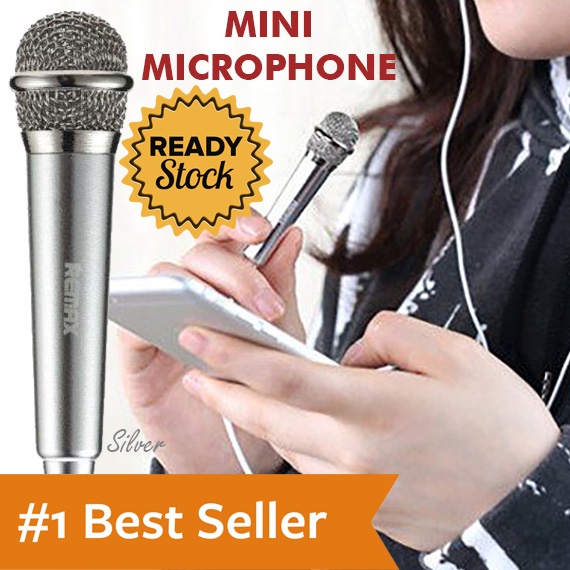 Jual Mini Microphone with Stand SRMK-K01 Mic Mikrofon Kecil for ...