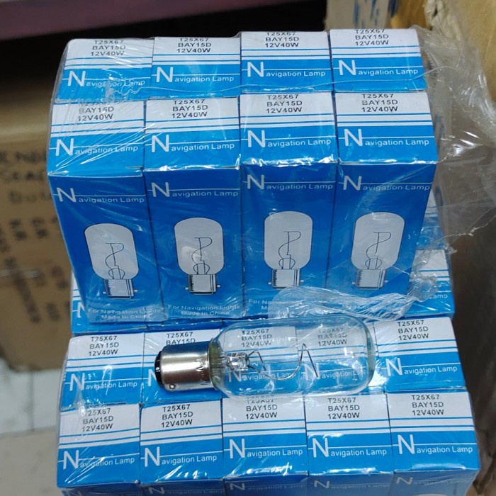 Jual Bohlamp Bayonet BAY15D / Bola Lampu Navigasi - 24V-40Watt | Shopee ...