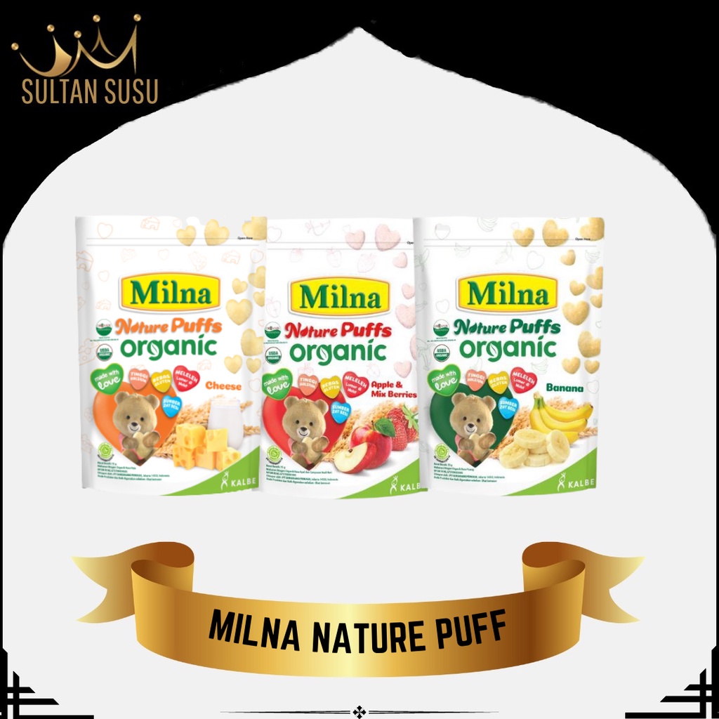Jual Milna Nature Puffs puff Organic mpasi bayi 15gr / Sultan Susu ...