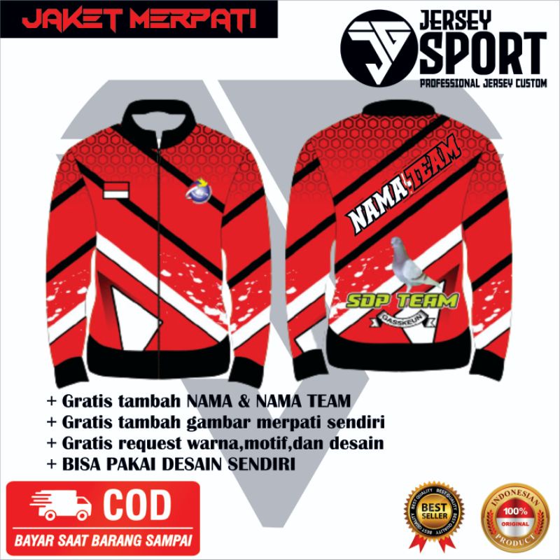 Jual Jaket Merpati Balap DESAIN CUSTOM | Shopee Indonesia