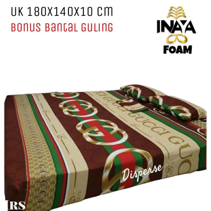 Jual Kasur busa High Density 26 Bonus Bantal Guling Untuk 3 Orang ...