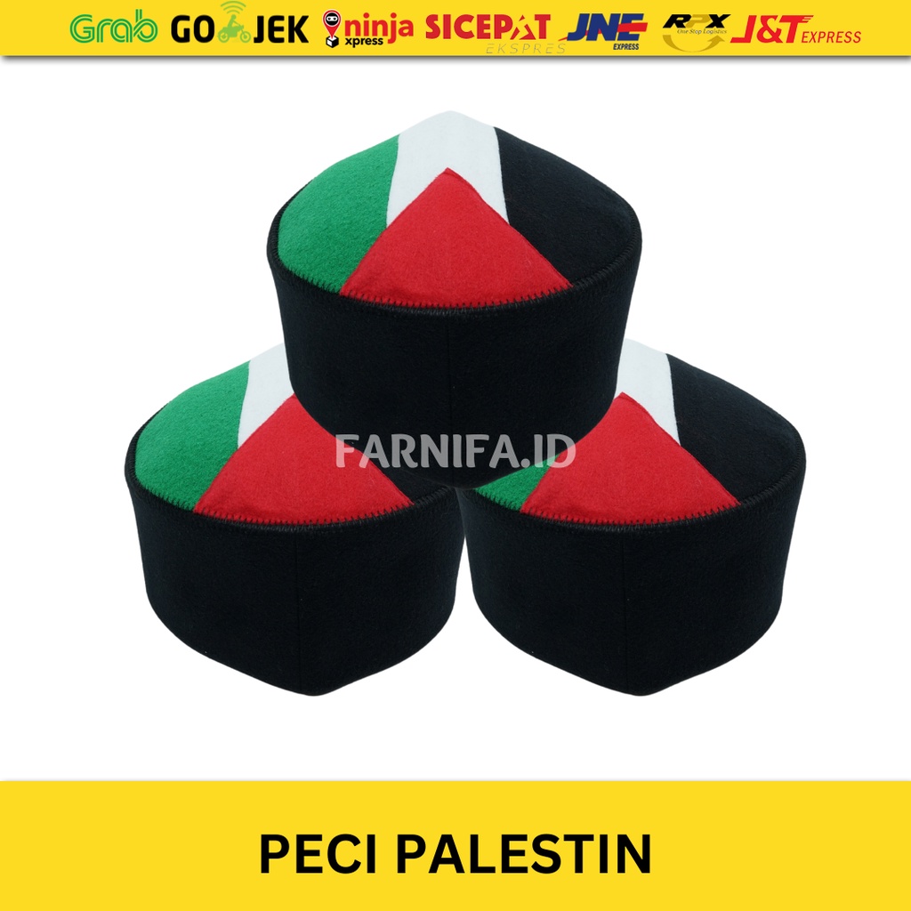 Jual Peci Kopiah Palestin Palestina Bahan Bludru Ukuran Dewasa dan Anak ...