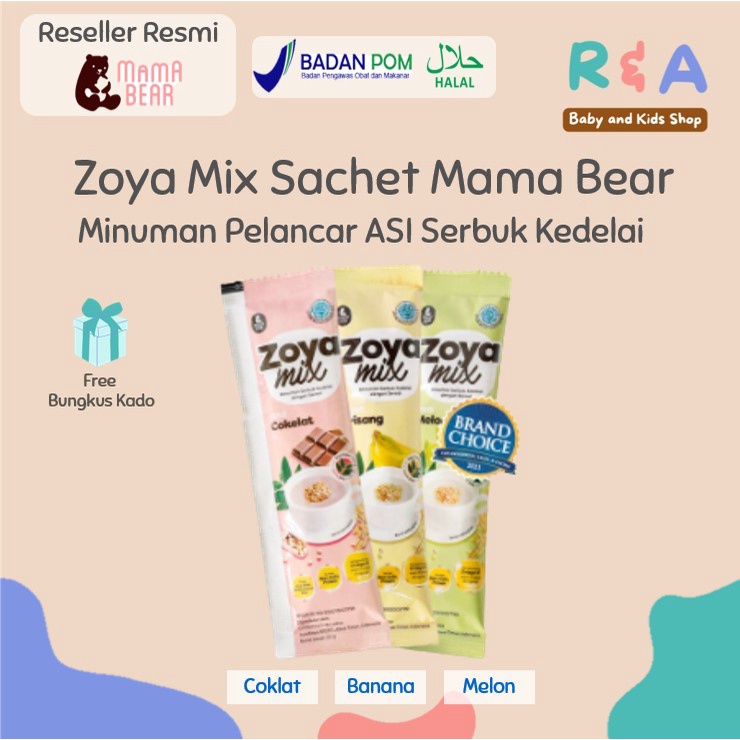 Jual Soyamix Zoya Soya Mix Sachet Susu Mamabear Soy Milk Pelancar Asi ...