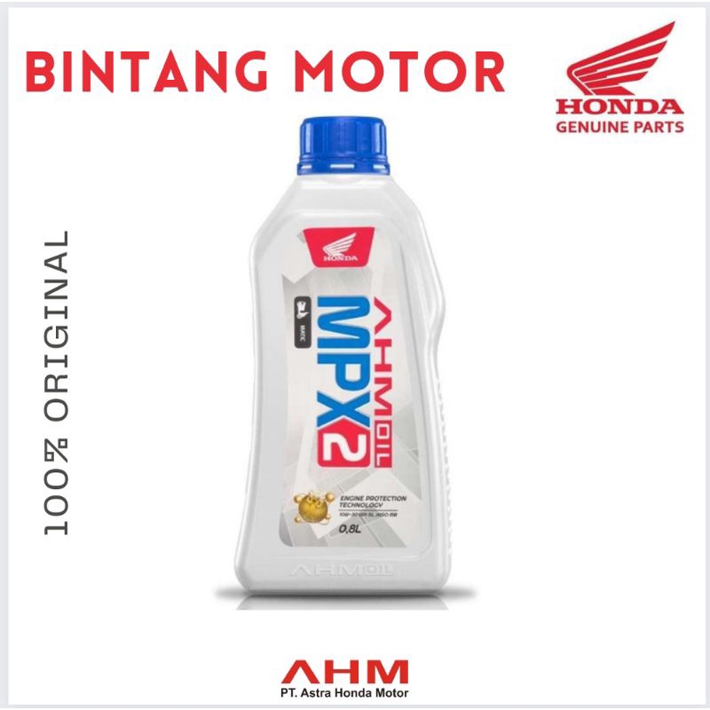 Jual Oli MPX2 Matic Original 0.8 Liter 10W 30 SL JASO MB IDE AHM ...