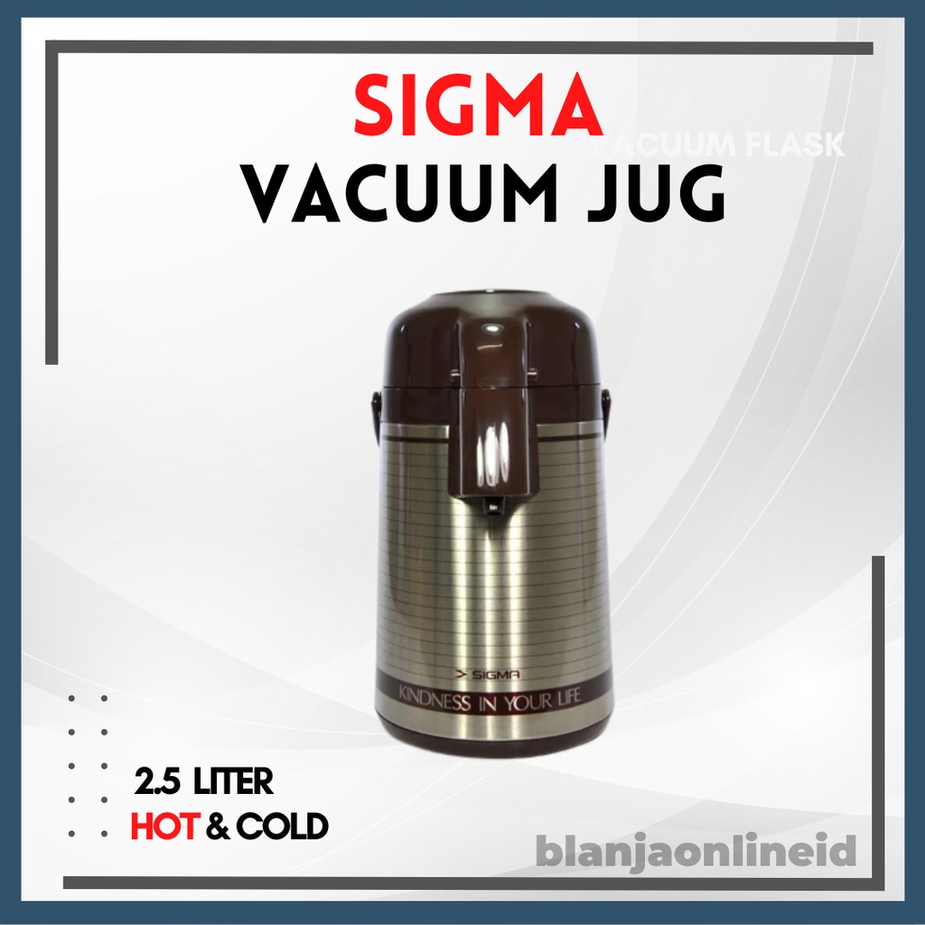Jual Sigma Termos Pompa Air Panas Vacuum Jug 2.5 Liter Panas Tahan ...