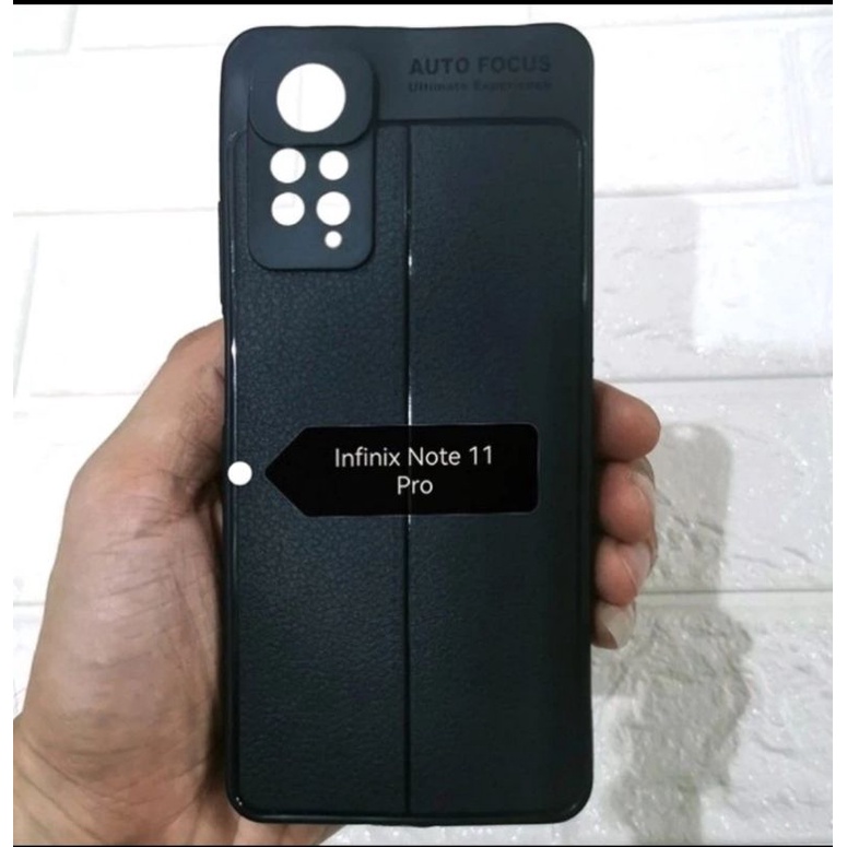 Jual INFINIX NOTE 11 NFC 11 PRO AUTO FOCUS SOFTCASE LEATHER CASE KULIT JERUK | Shopee Indonesia