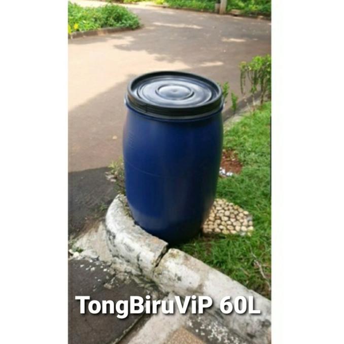 Jual 120L Tong Biru / Tong Sampah / Gentong Air/Drum Murah & Serbaguna ...