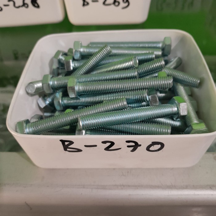 Jual 1 SET BAUT PUTIH M7 X 50 KUNCI 11 | Shopee Indonesia