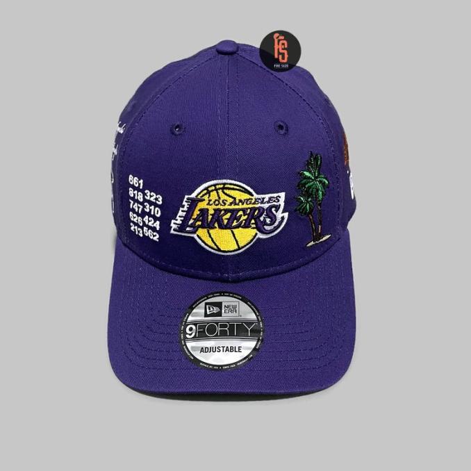 Jual TOPI NEW ERA ORIGINAL CITY LOGOS LOS ANGELES LAKERS PURPLE New ...