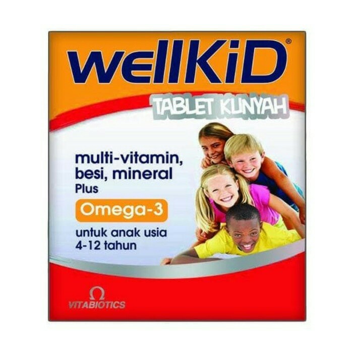 Jual Vitabiotics WellKid Tablet Kunyah 30's (untuk anak usia 4-12thn ...
