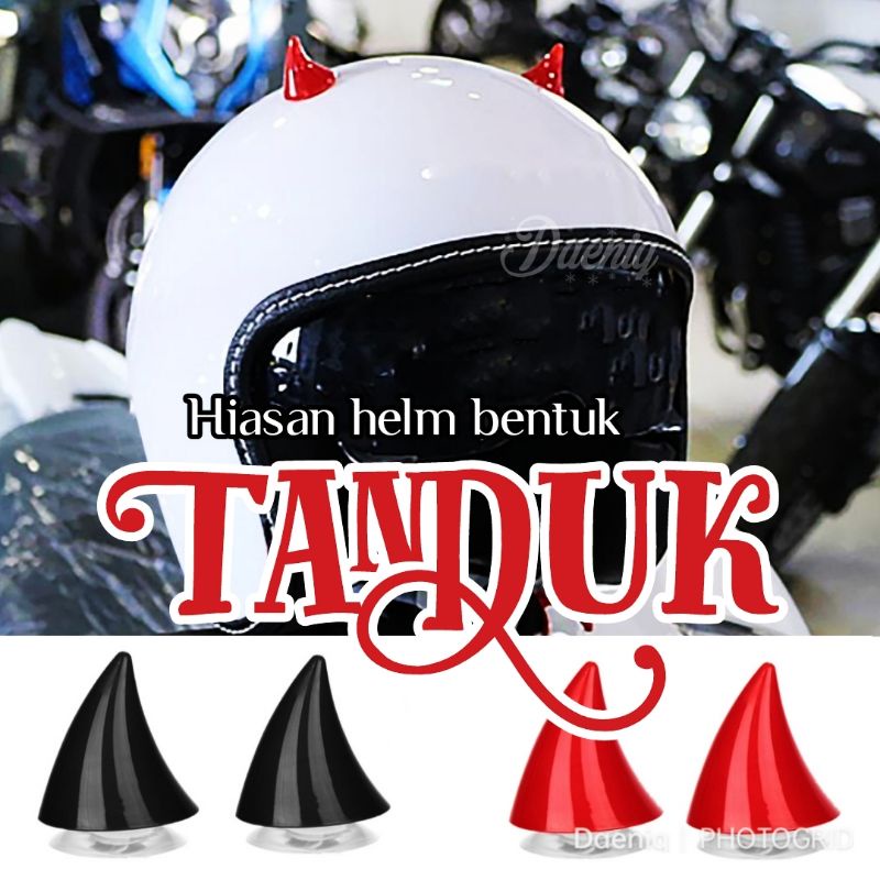 Jual Sepasang hiasan helm bentuk tanduk devil | Shopee Indonesia
