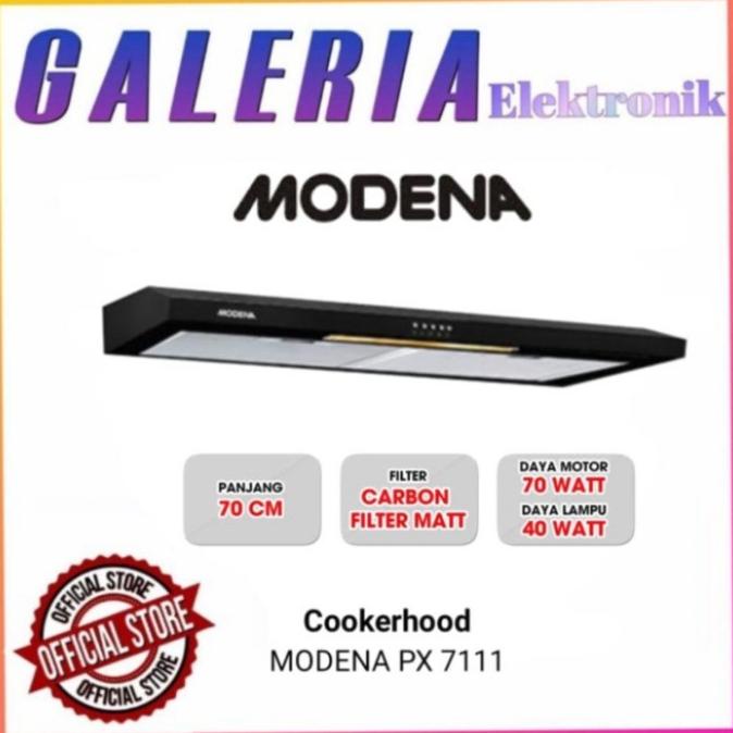 Jual MODENA SLIM HOOD PX7111 PENGHISAP ASAP MODENA PX-7111 COOKERHOOD ...