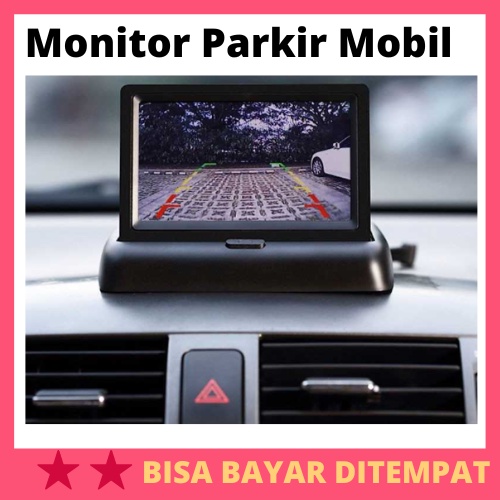 Jual Monitor Parkir Mobil Foldable Rear View TFT LCD 4.3 Inch / Layar ...