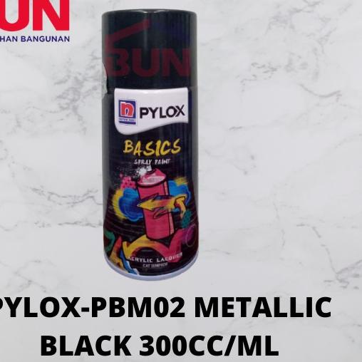 Jual ~~ PYLOX BASIC PBM02 METTALIC BLACK / PYLOX HITAM METALIK 300CC ...