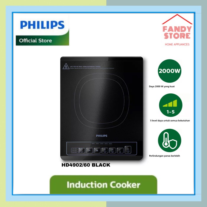 Jual Komplis Philips Induction Cooker Hd4902/60 Kompor Induksi Hd4902 ...