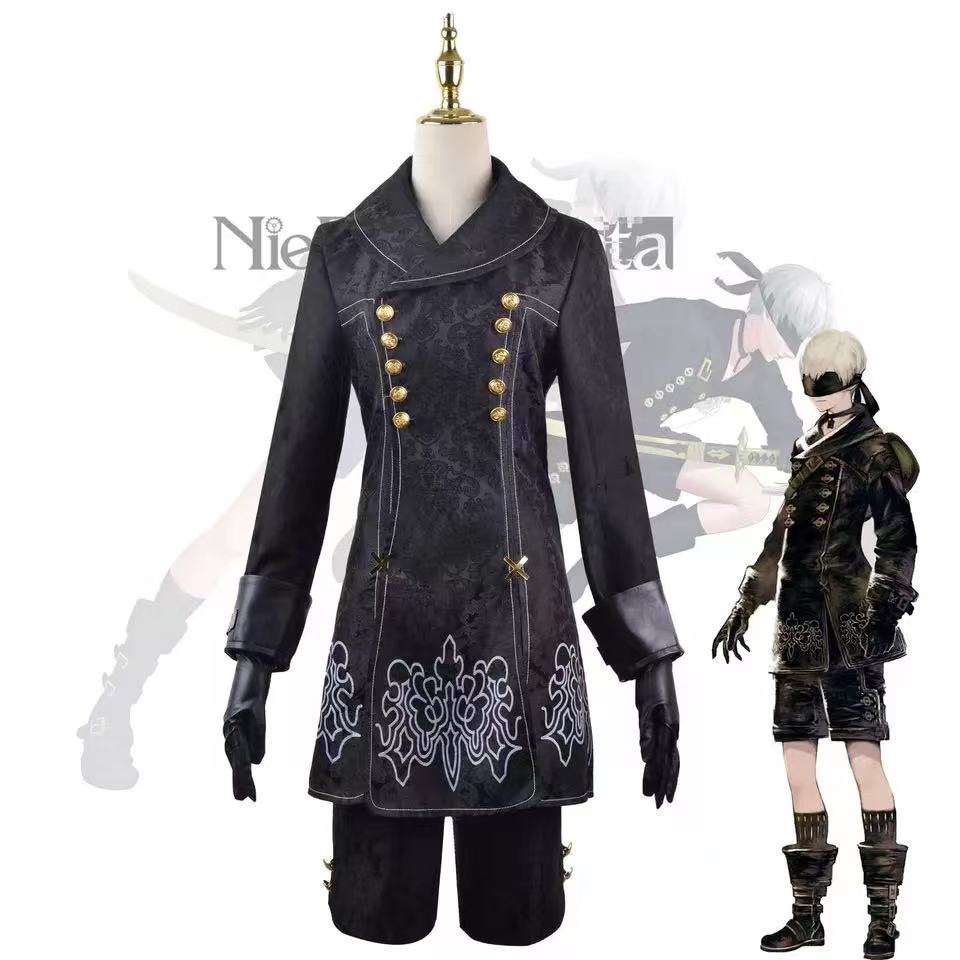 Jual Nier Automata Cosplay Costume Yorha 9S No.9 Type S Outfit Games ...