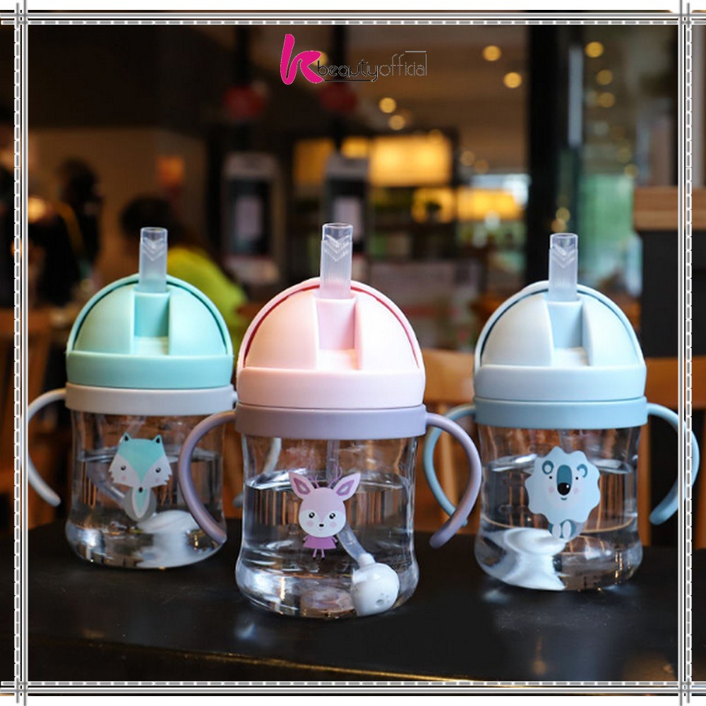 Jual KB-C759 Botol Minum Anak Sedotan 250ML Gelas Minum Bayi Training Cup Baby Botol Minum ...
