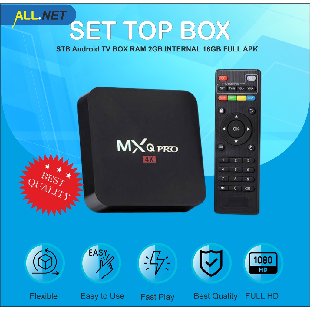 Jual Set Top Box Android TV Ram 2GB Internal 16GB full HD Siap pakai ...