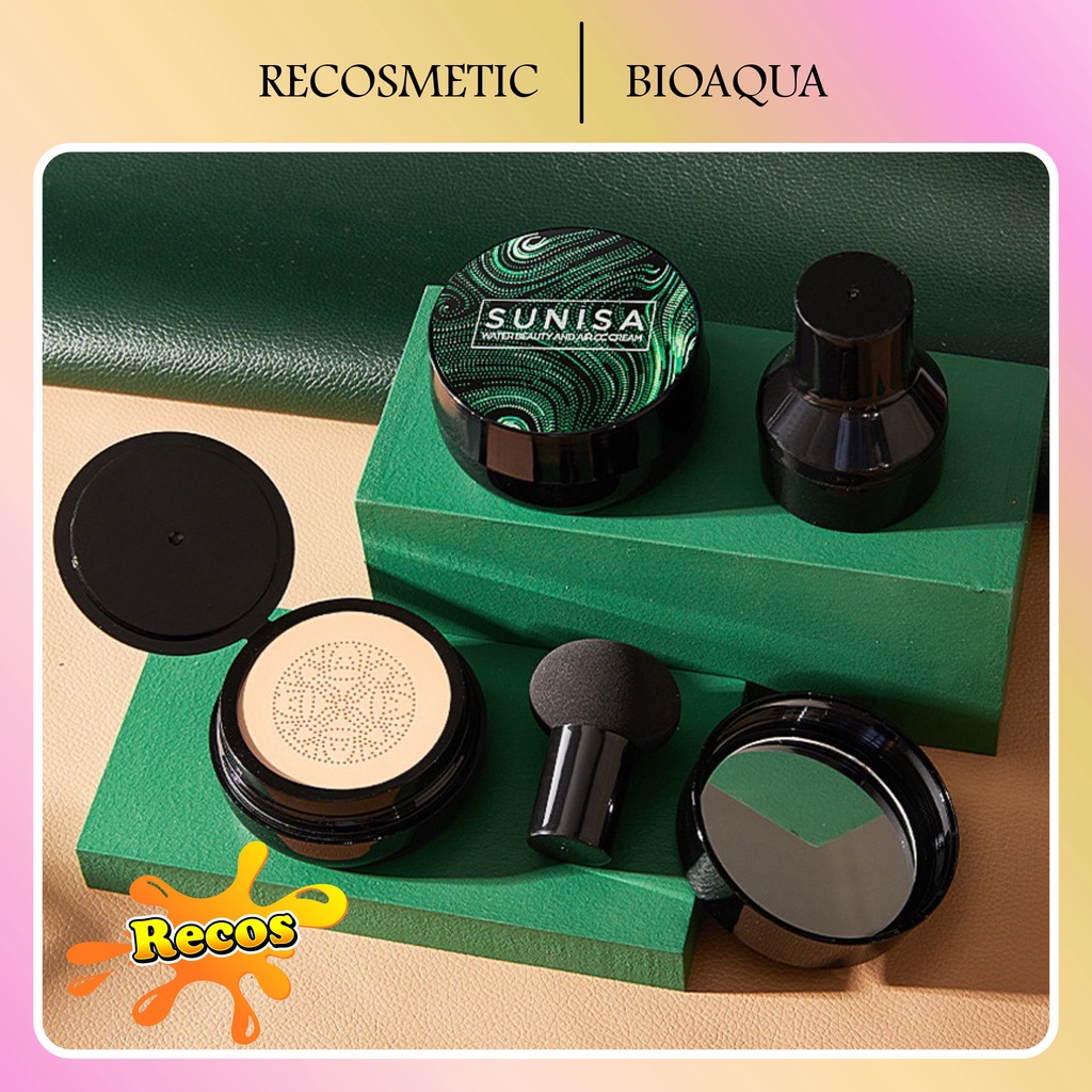 Jual BIOAQUA x SUNISA Bedak Cushion Waterproof 20g Menutupi pori-pori ...